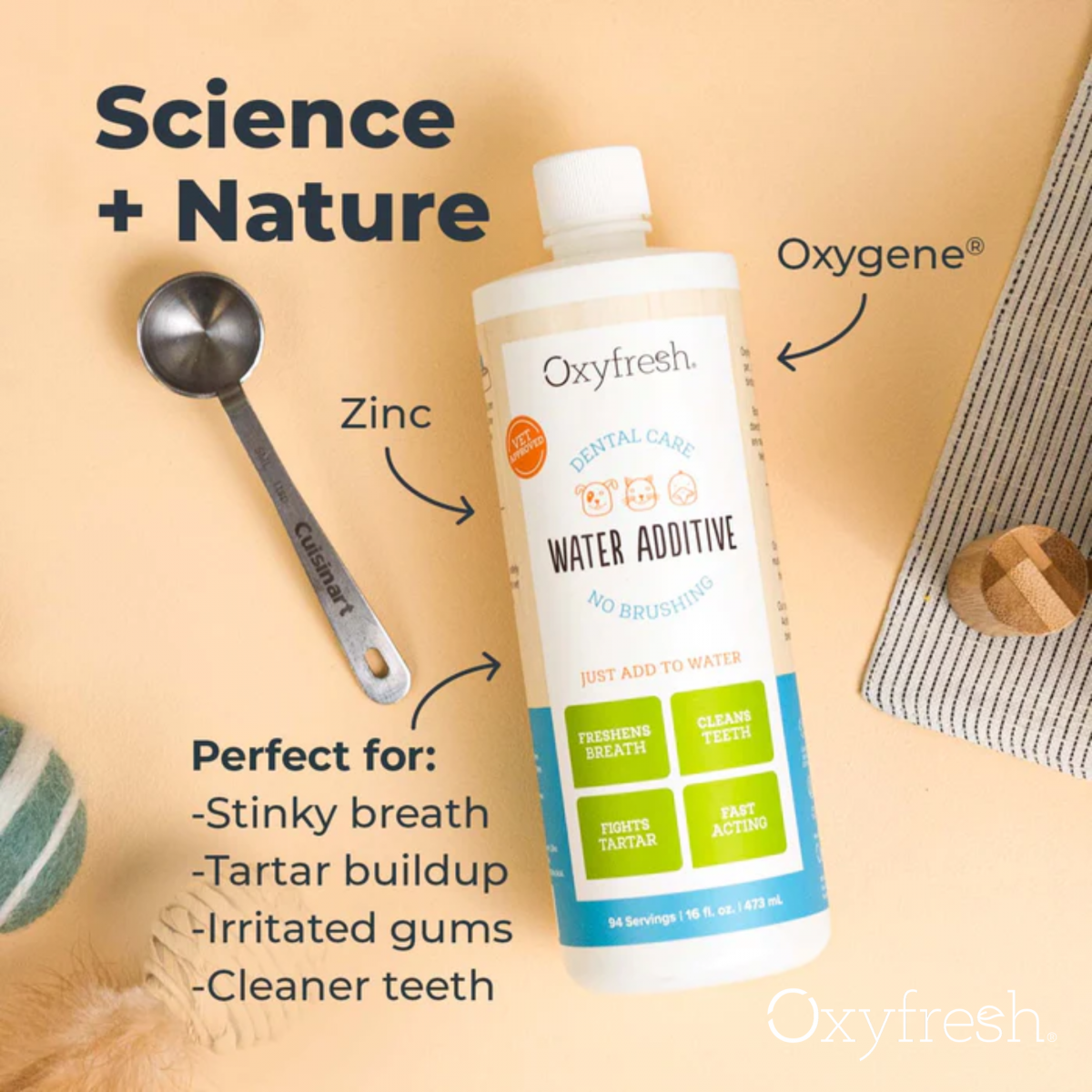 Oxyfresh Pet Water Additive (473ml) -Add To Cat Water Fountain – Cat ...