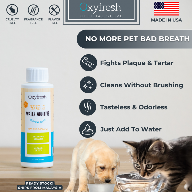 Oxyfresh Pet Water Additive (100ml) -Add To Cat Water Fountain – Cat ...